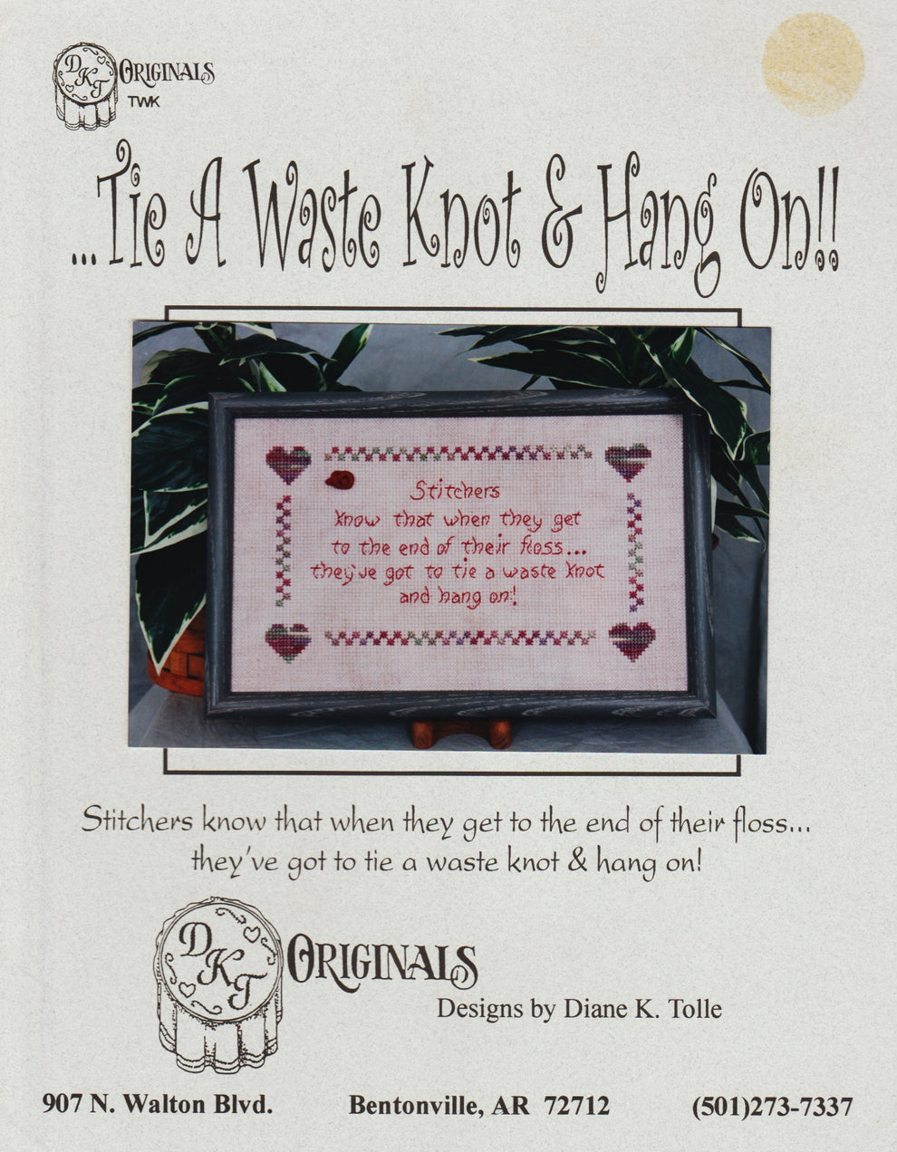 Tie A Waste Knot & Hang On!! pattern – Sandra's Stitch Stash