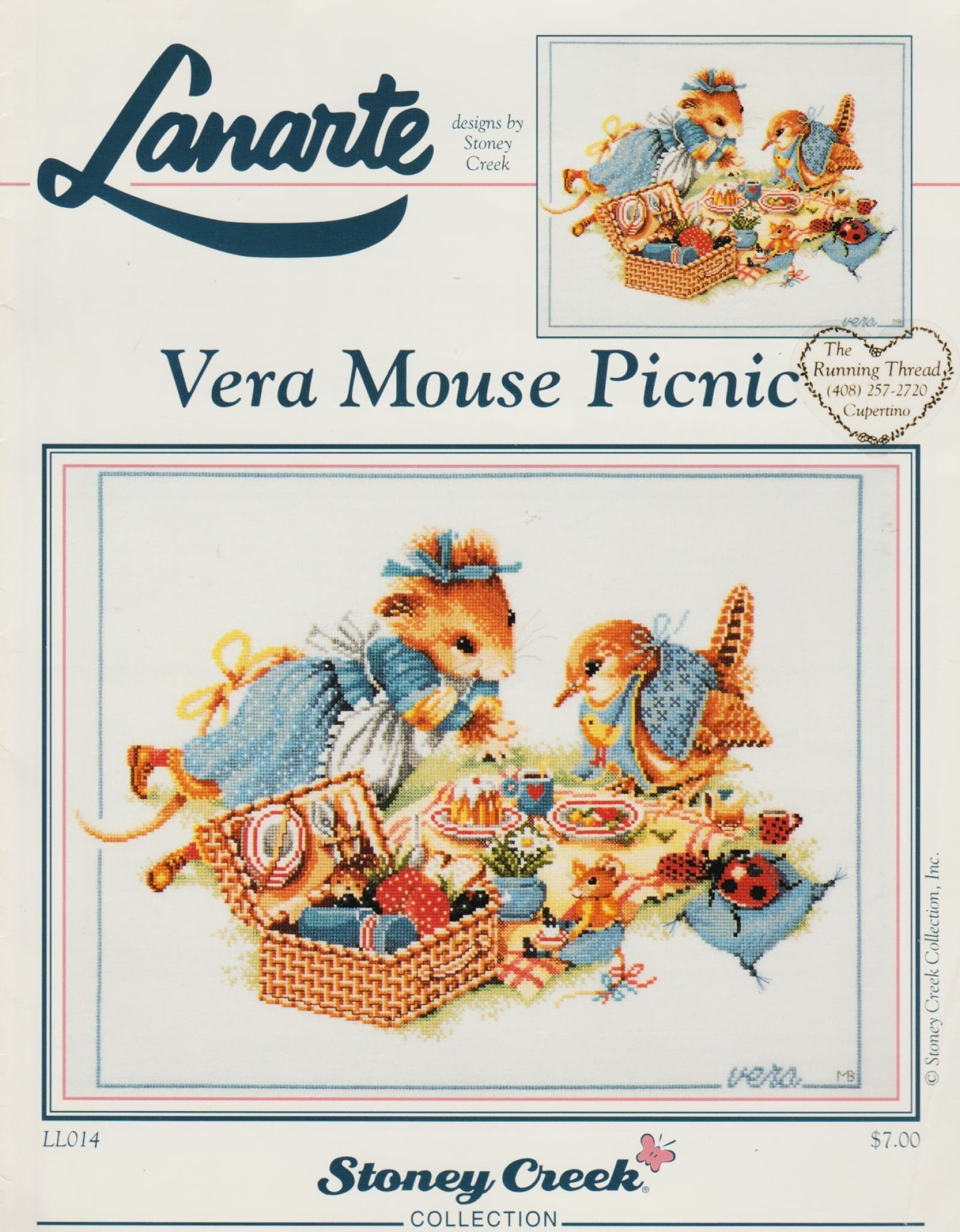 Vera Mouse Picnic LL014 pattern – Sandra's Stitch Stash