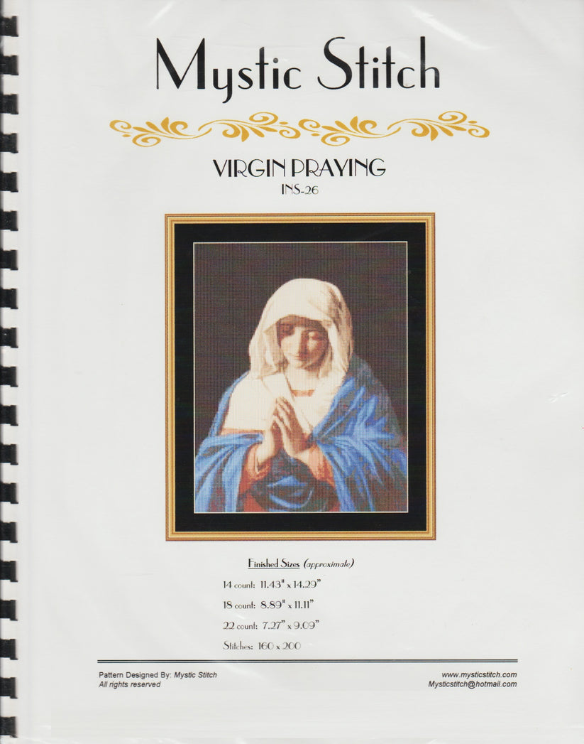 Virgin Praying pattern – Sandra's Stitch Stash