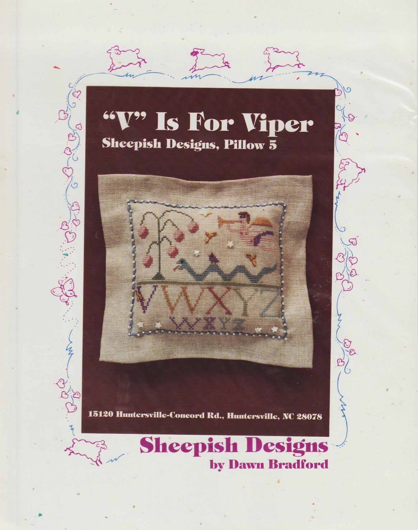 V is for Viper pattern – Sandra's Stitch Stash