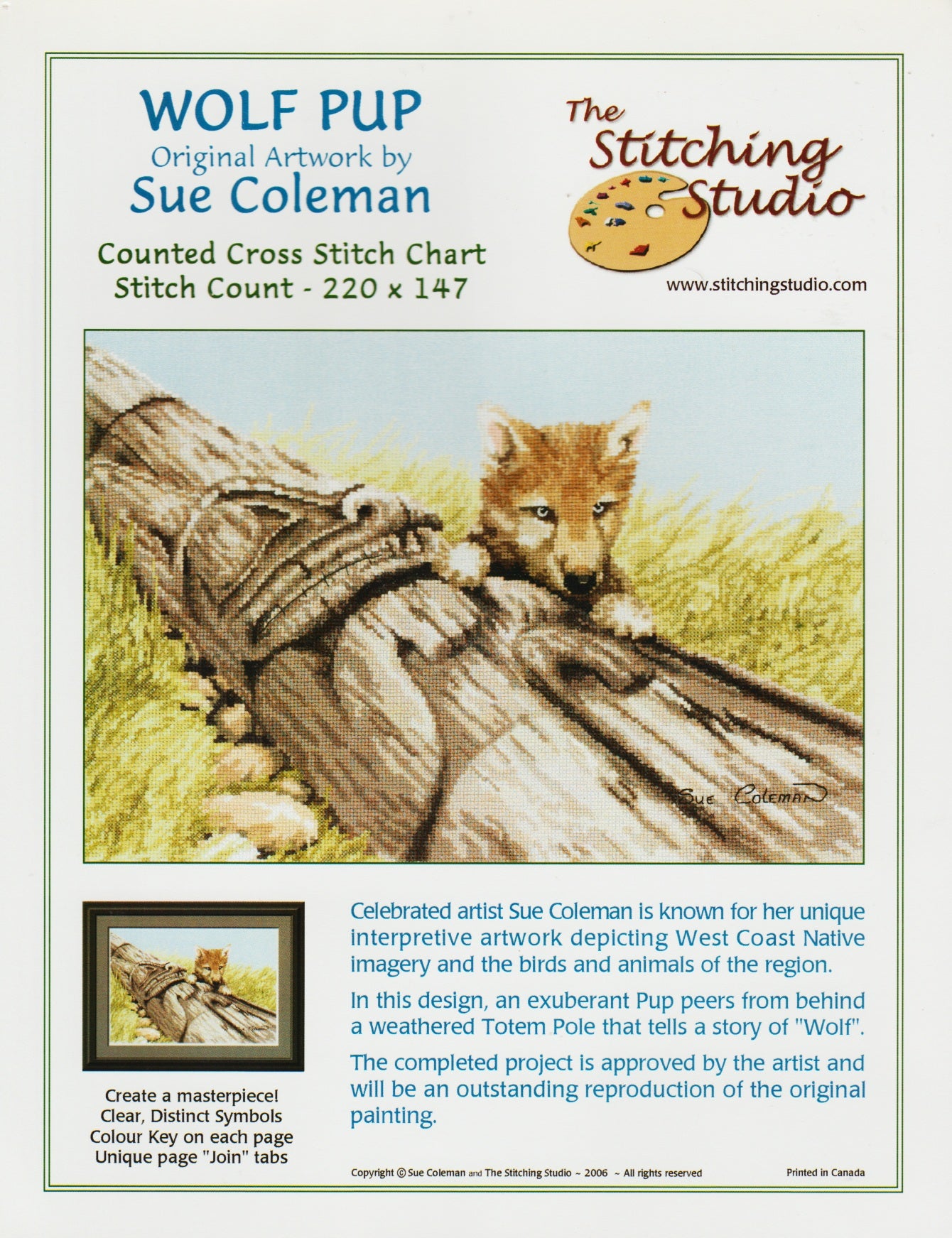 Wolf Pup pattern – Sandra's Stitch Stash