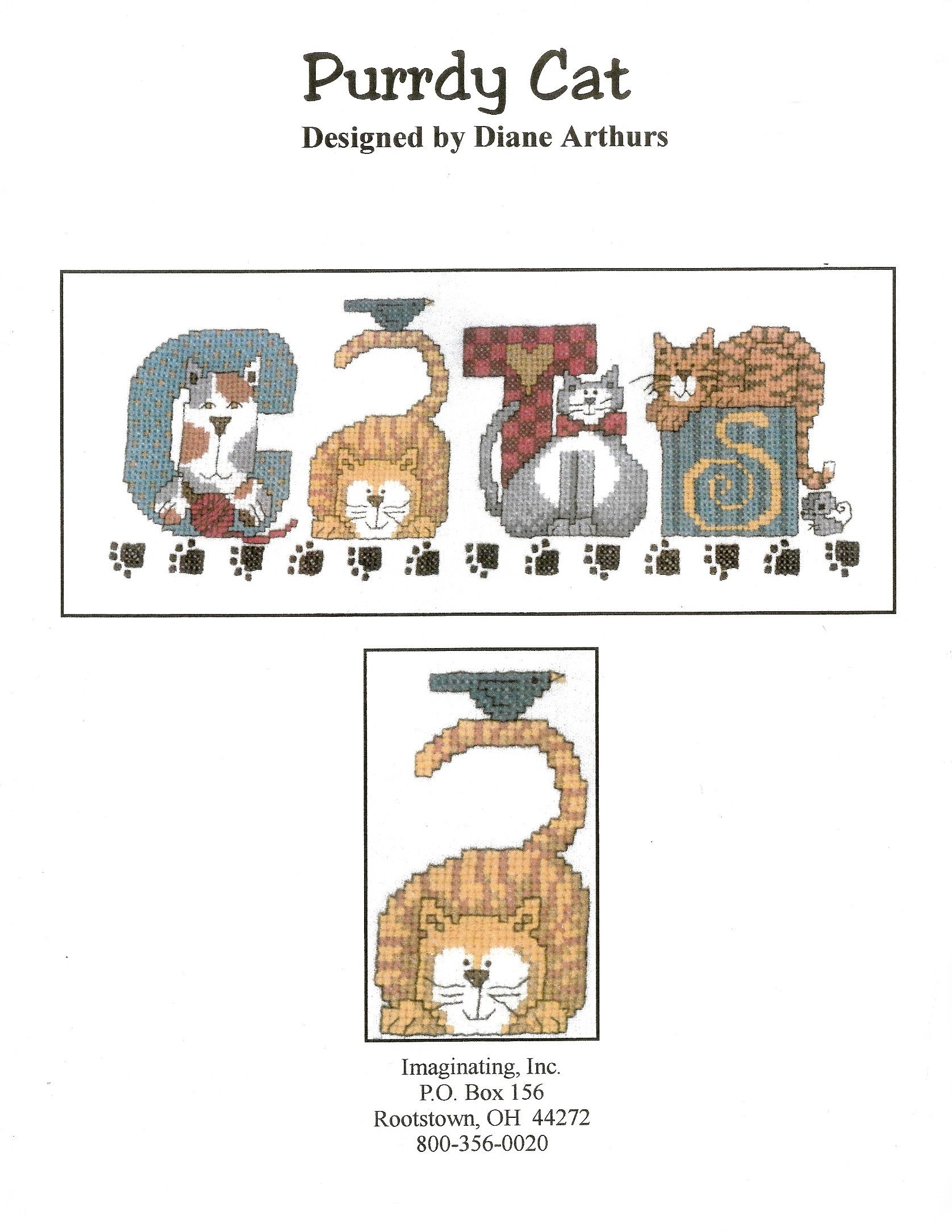 Purrdy Cat pattern – Sandra's Stitch Stash