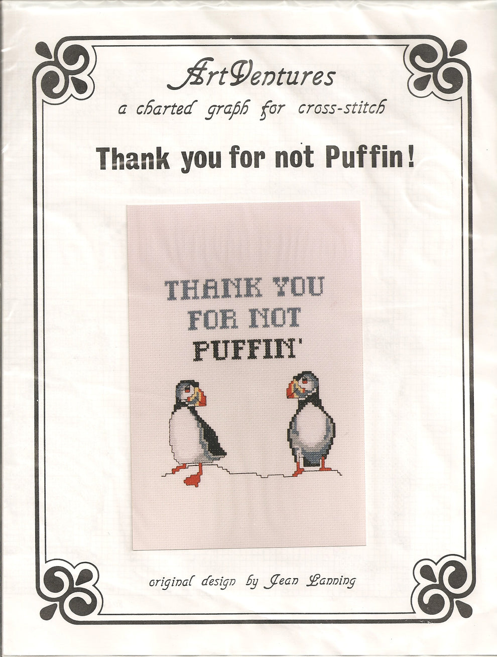 Thank You For Not Puffin! pattern – Sandra's Stitch Stash