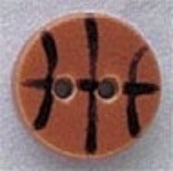 Basketball button – Sandra's Stitch Stash