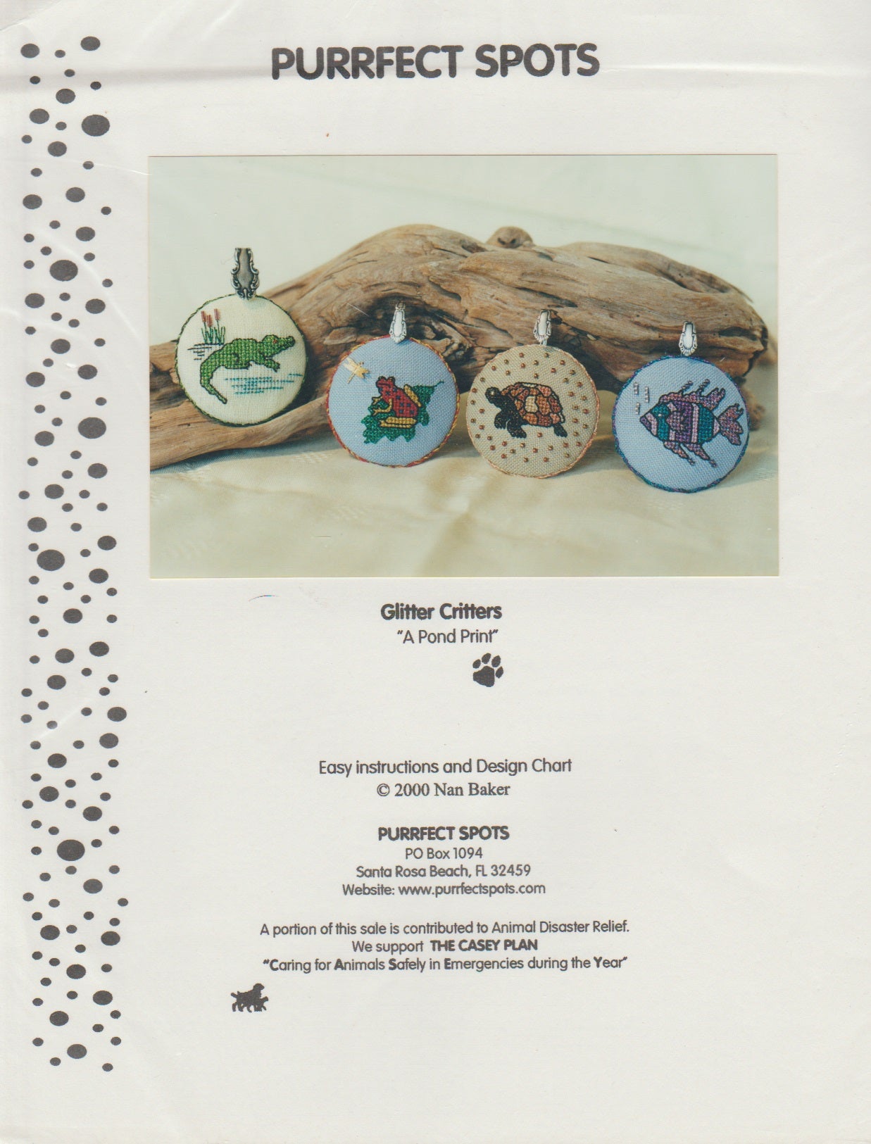 A Pest Print Glitter Critters pattern – Sandra's Stitch Stash