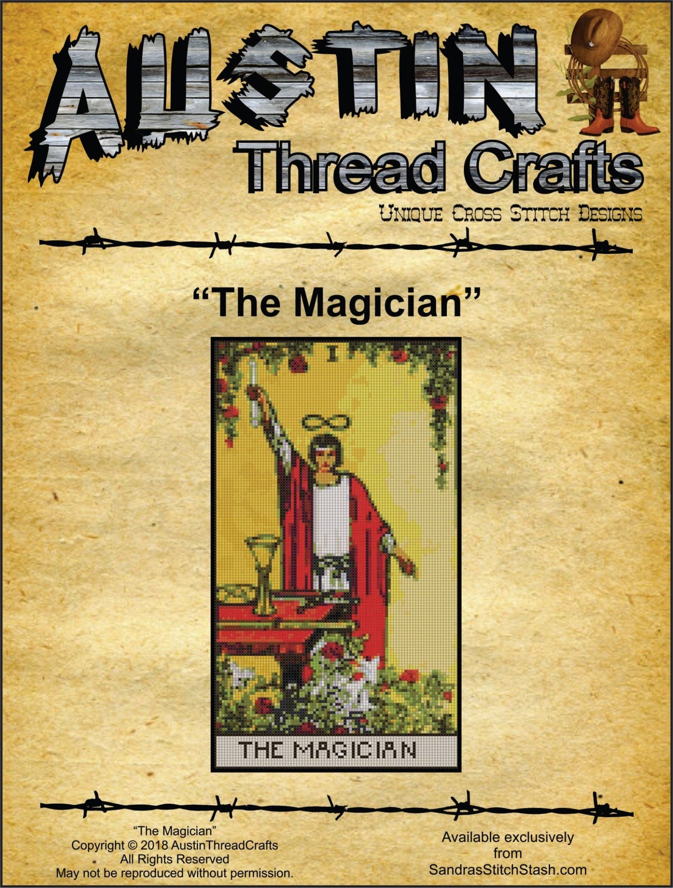 The Magician pattern – Sandra's Stitch Stash