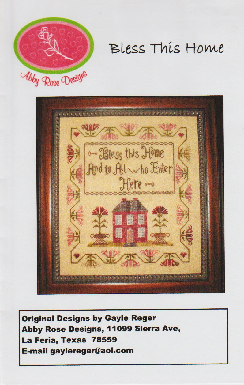 Bless This Home pattern – Sandra's Stitch Stash