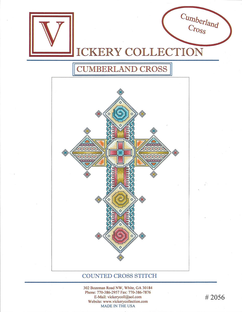 Cumberland Cross pattern – Sandra's Stitch Stash