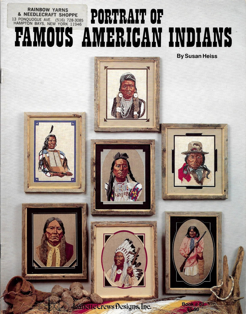 Portrait of Famous American Indians pattern – Sandra's Stitch Stash