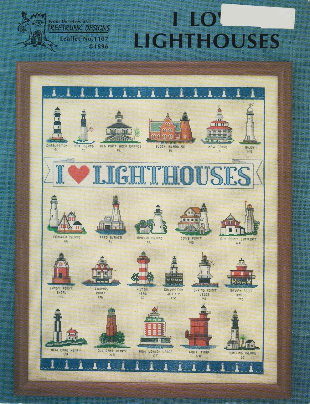I Love Lighthouses pattern – Sandra's Stitch Stash