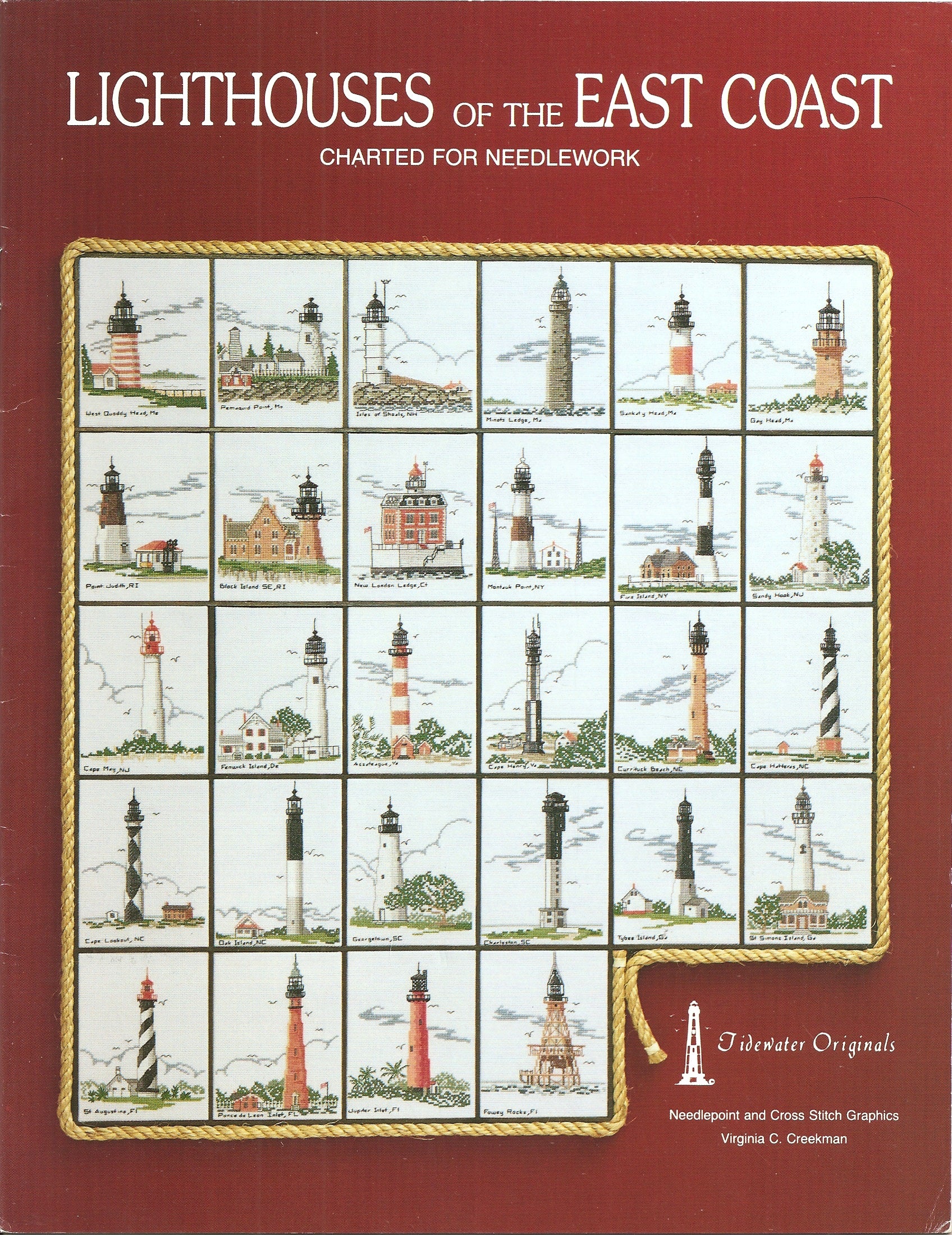Lighthouses of the East Coast pattern – Sandra's Stitch Stash