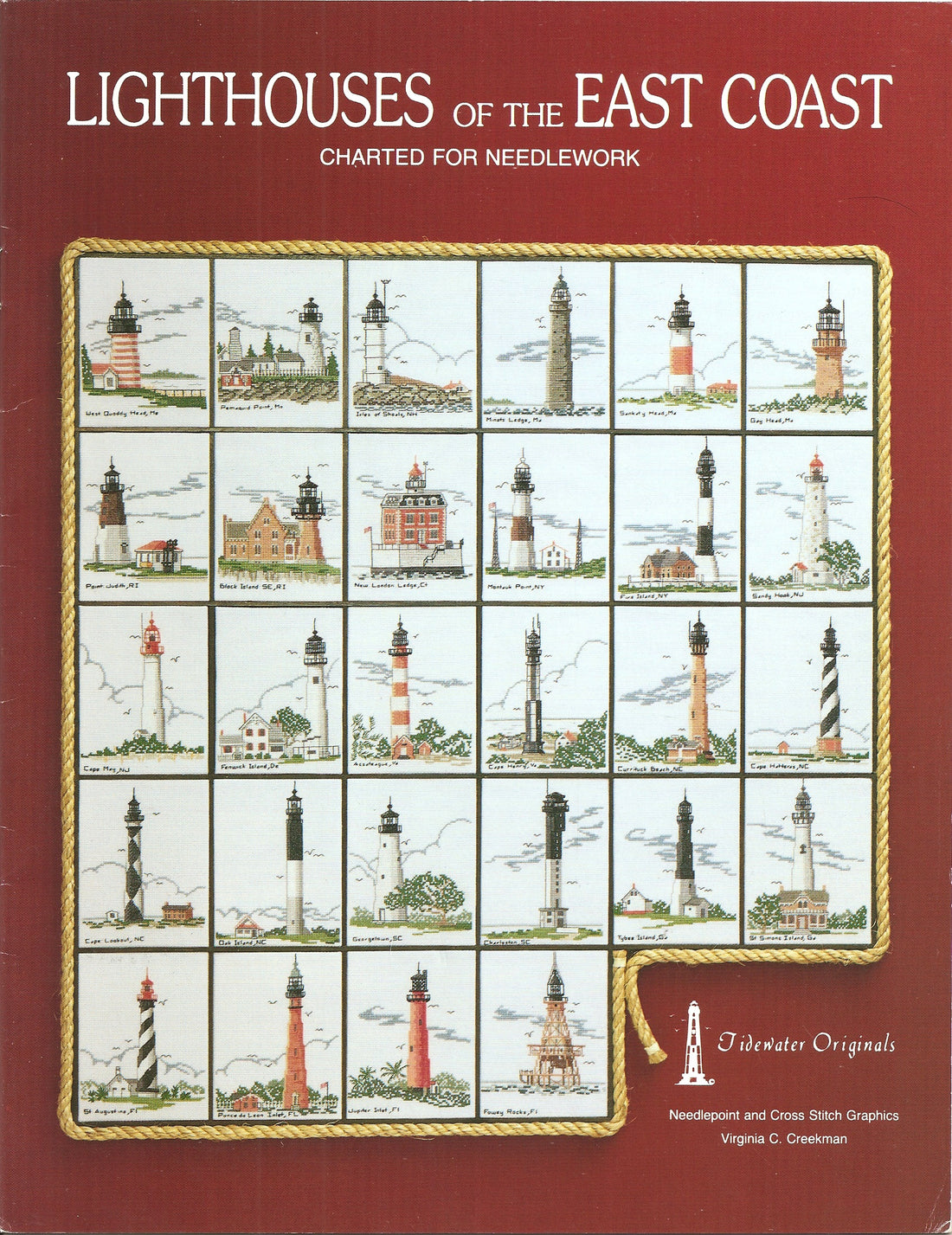 Lighthouses of the East Coast pattern – Sandra's Stitch Stash