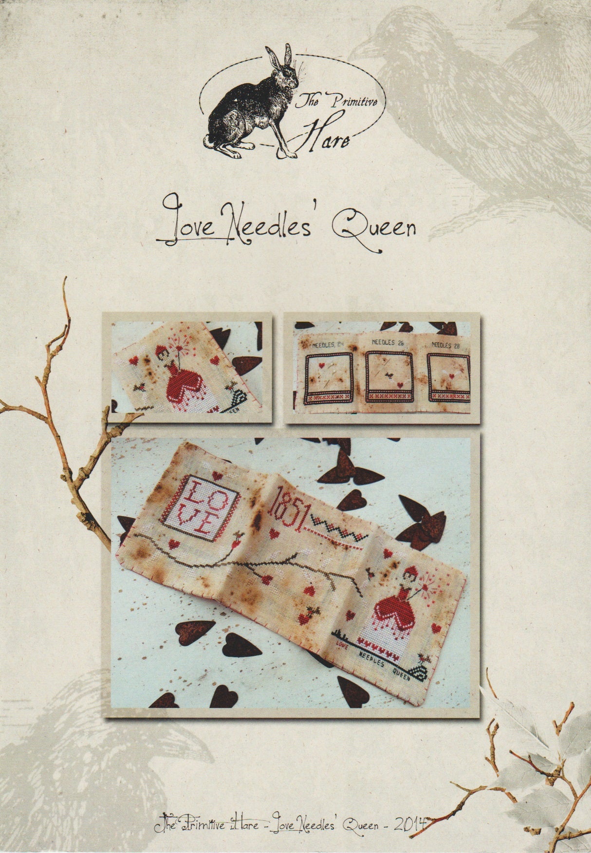 Primitive Hare patterns – Sandra's Stitch Stash