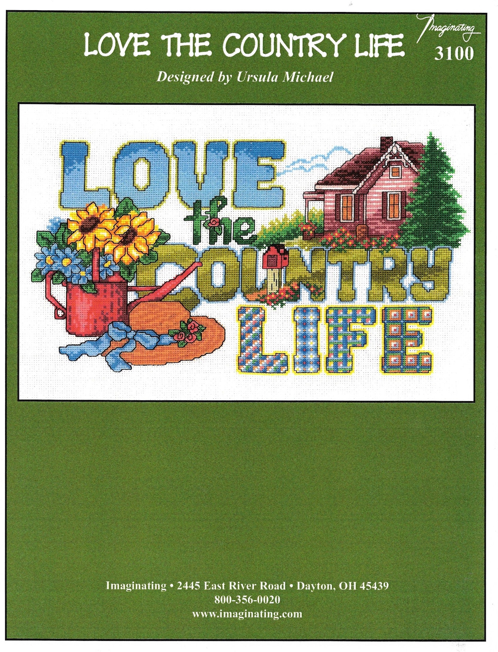 Love The Country Life pattern – Sandra's Stitch Stash