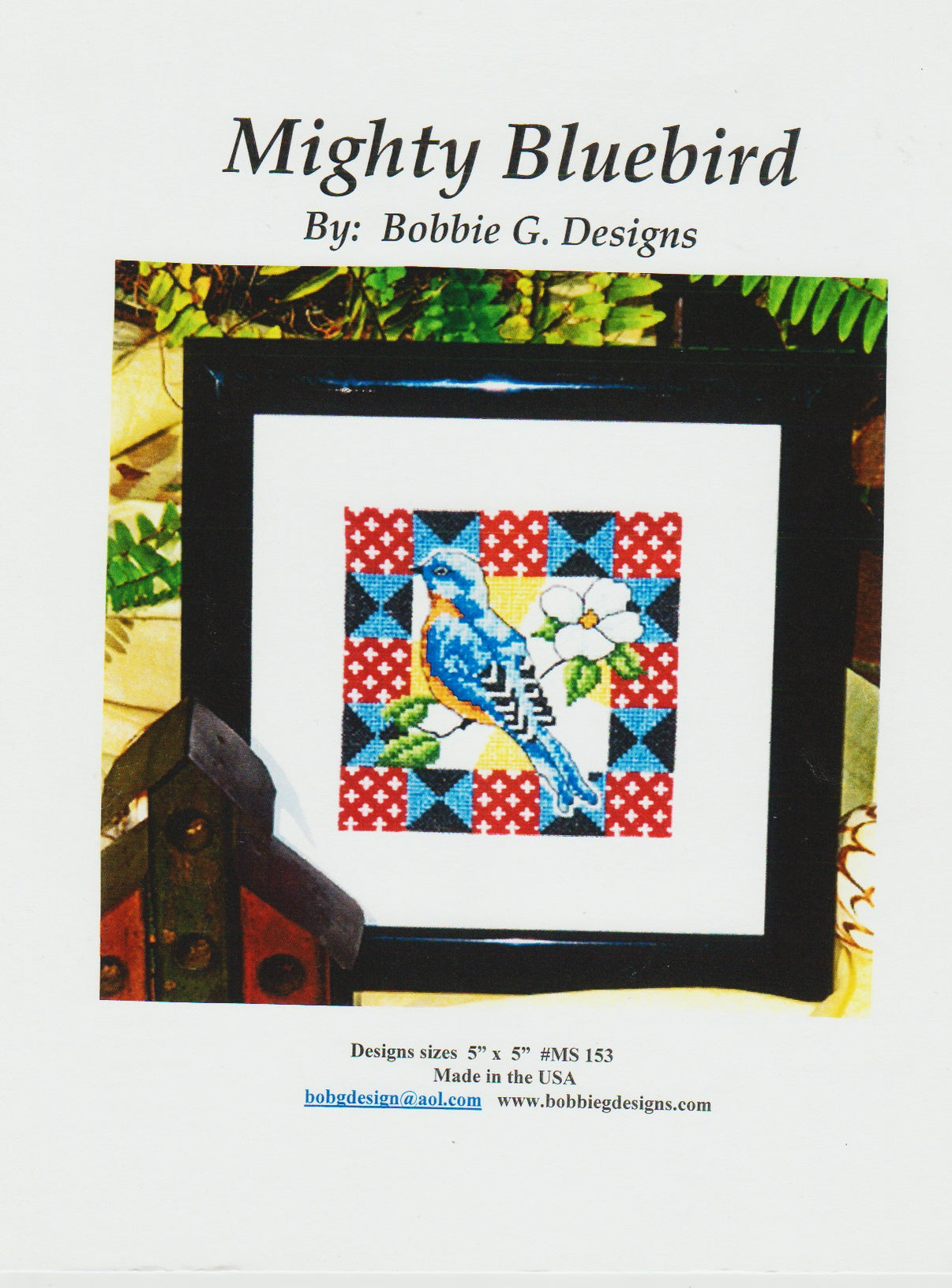 Mighty Bluebird pattern – Sandra's Stitch Stash