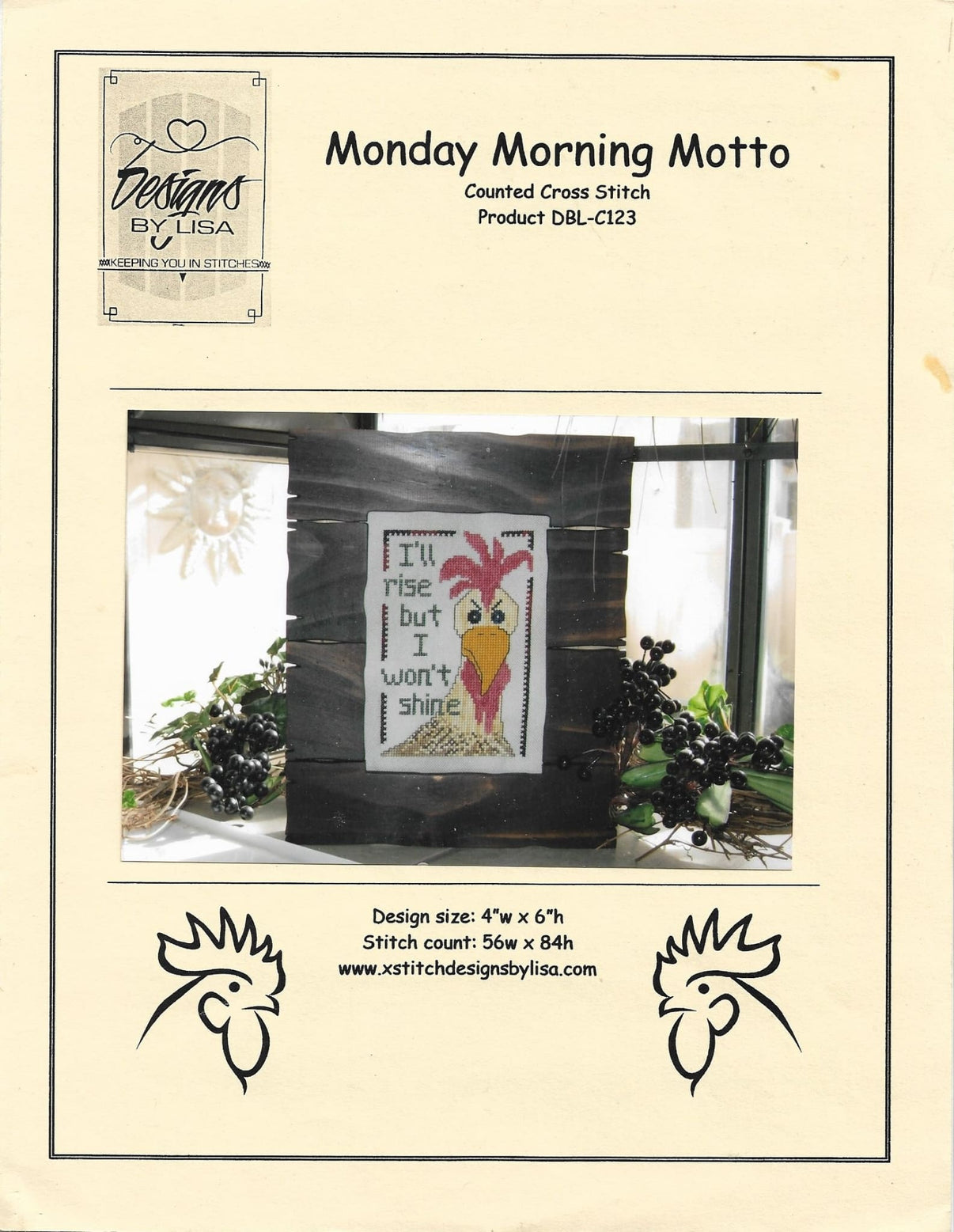 Monday Morning Motto pattern – Sandra's Stitch Stash