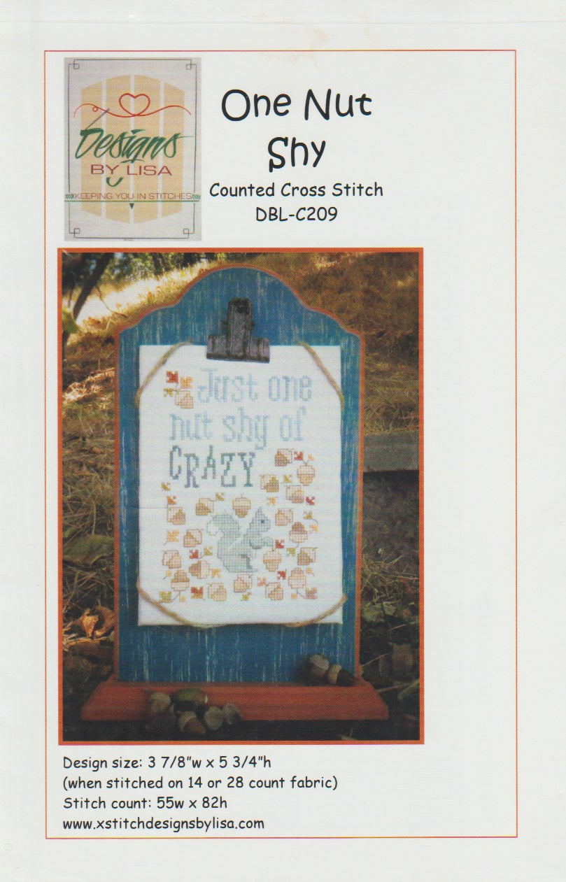One Nut Shy pattern – Sandra's Stitch Stash