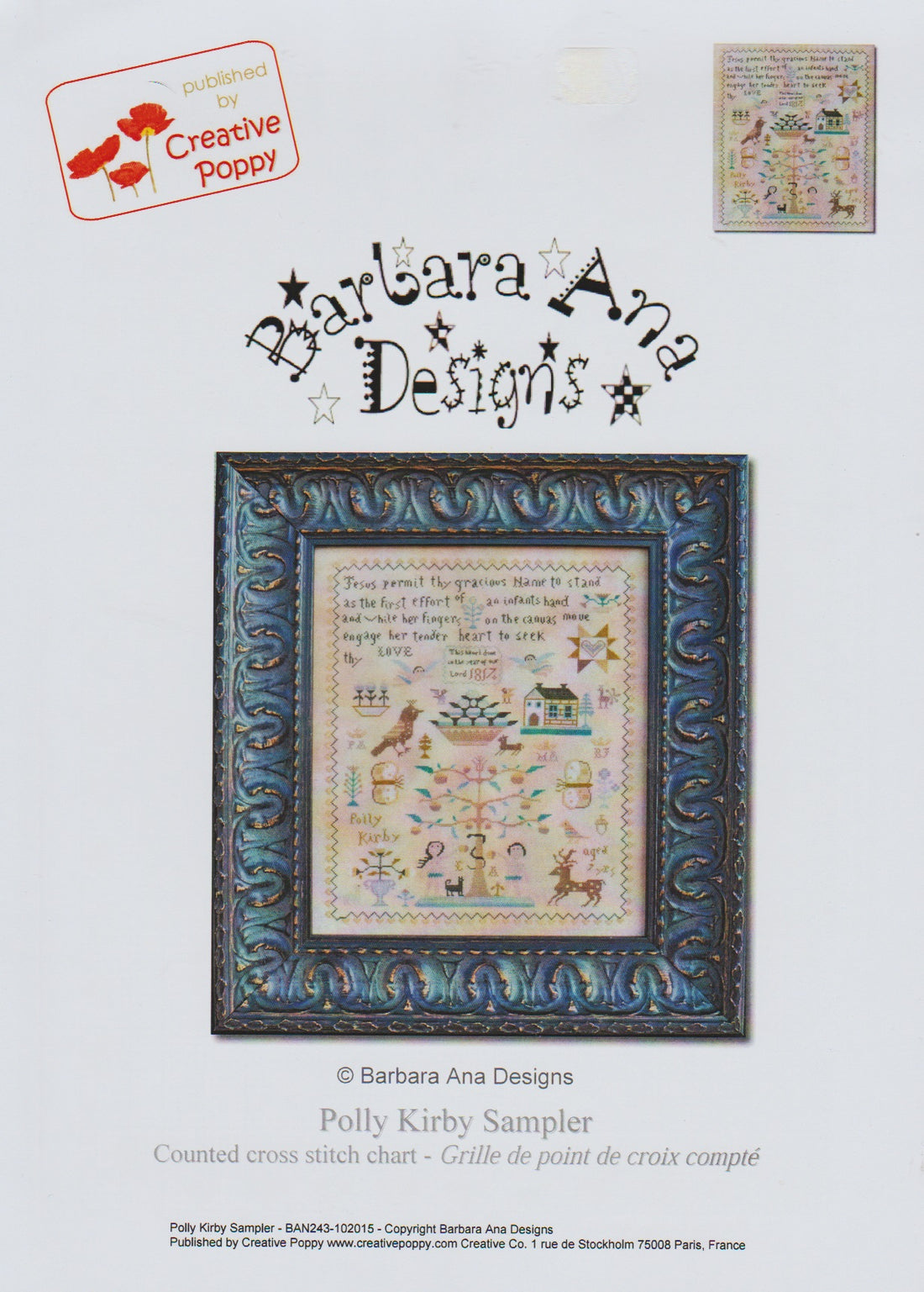 Polly Kirby Sampler pattern – Sandra's Stitch Stash