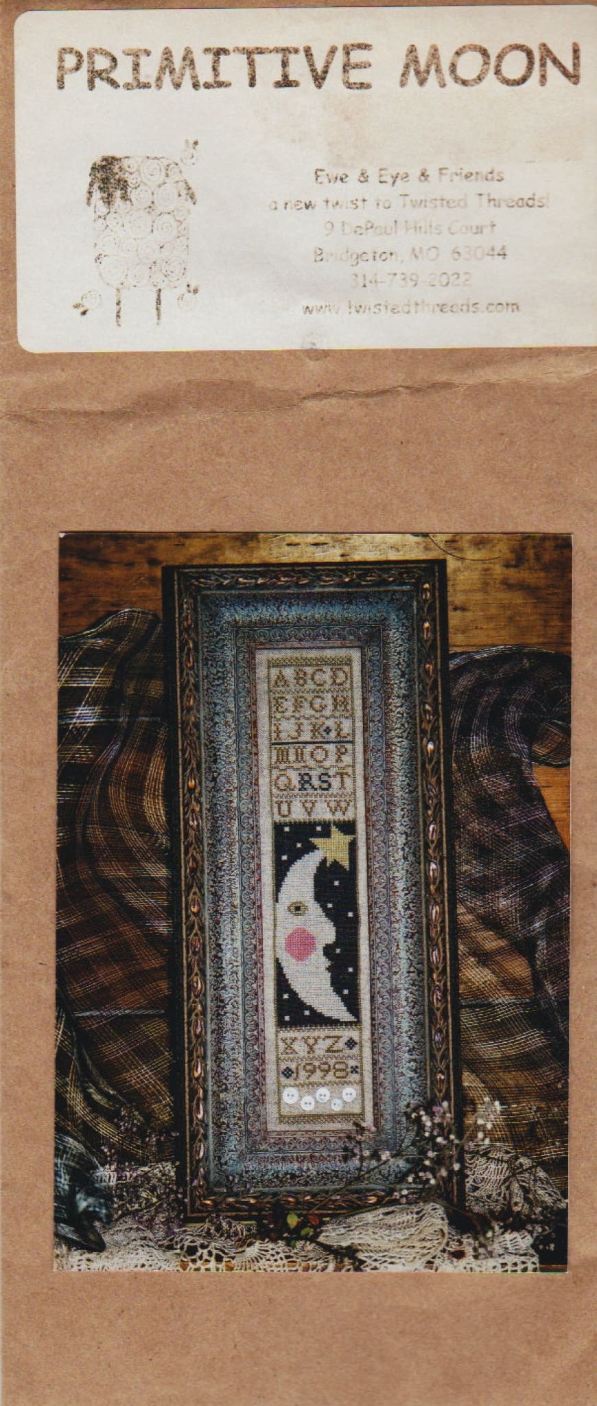 Primitive Moon pattern – Sandra's Stitch Stash