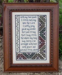 A Quaker Prayer pattern – Sandra's Stitch Stash
