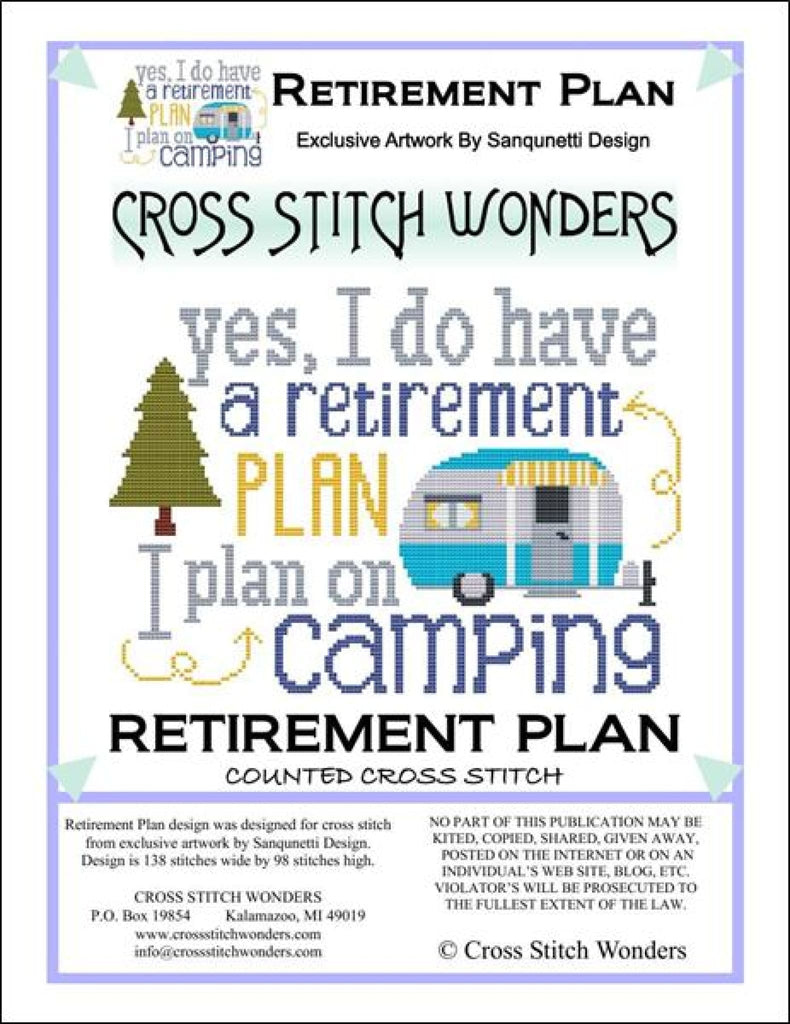 Retirement Plan ... pattern – Sandra's Stitch Stash
