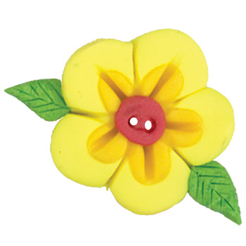 Aloha Flower button – Sandra's Stitch Stash