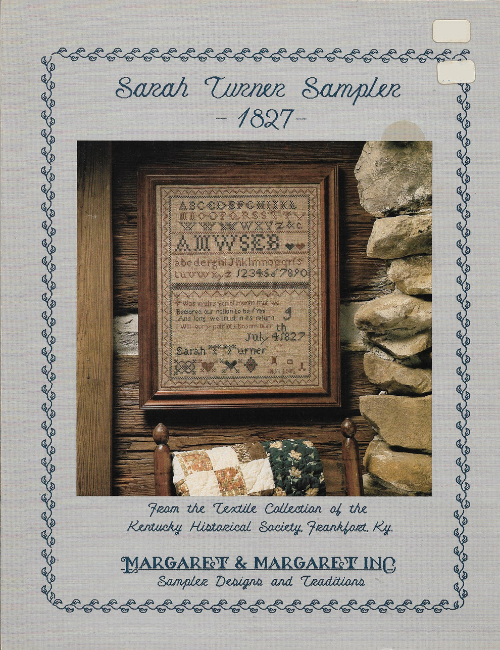 Sarah Turner Sampler 1827 pattern – Sandra's Stitch Stash