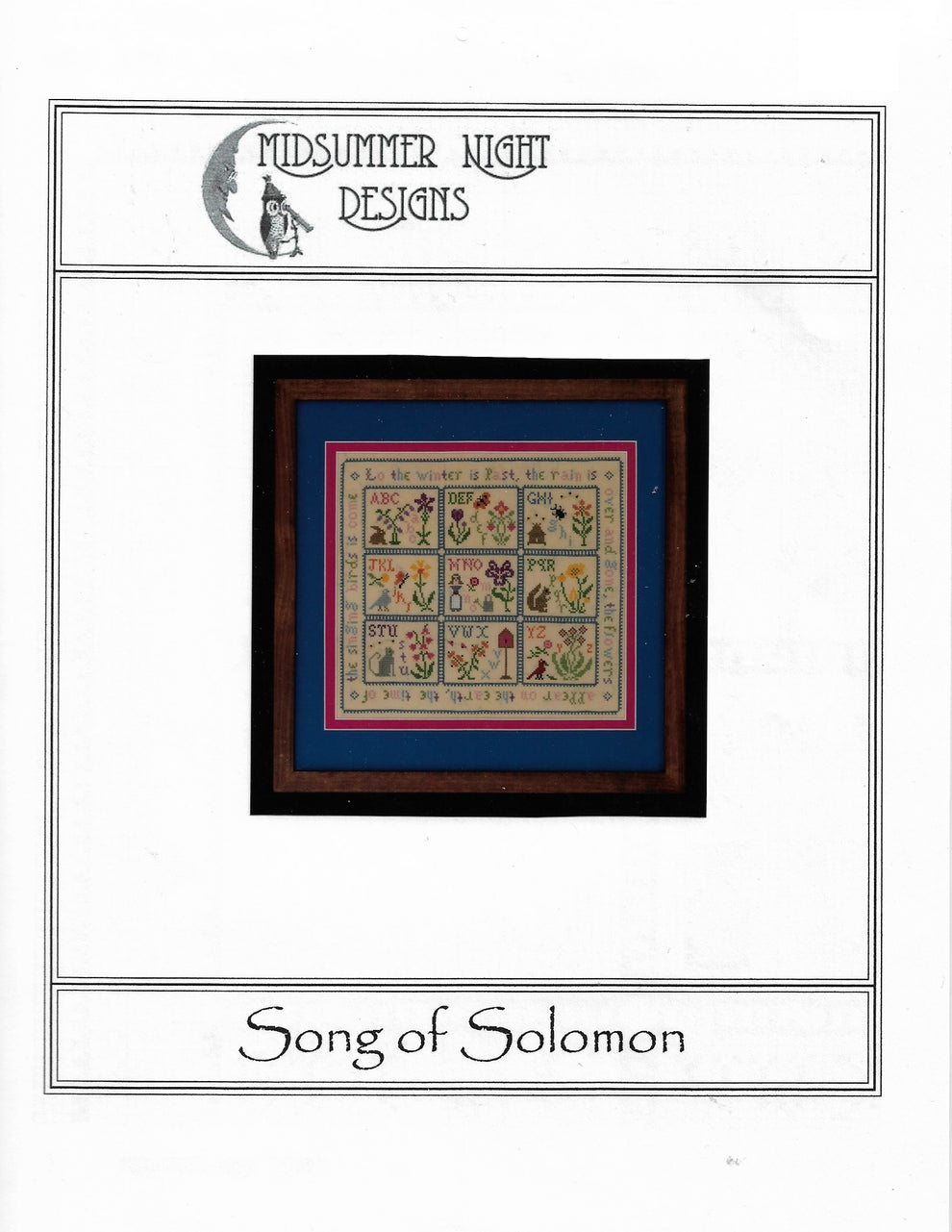 Song of Solomon pattern – Sandra's Stitch Stash