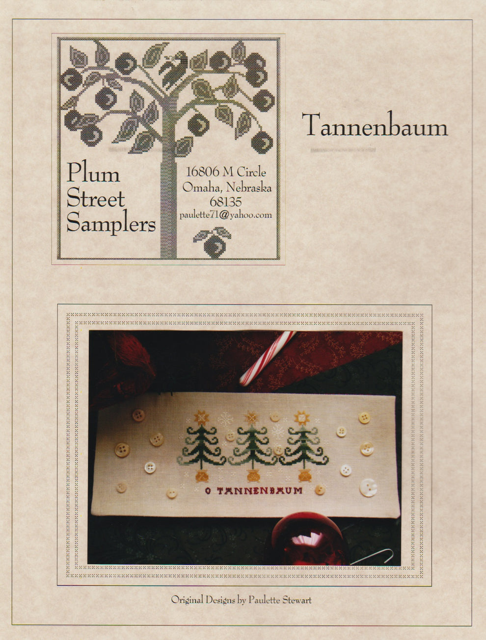 Tannenbaum pattern – Sandra's Stitch Stash