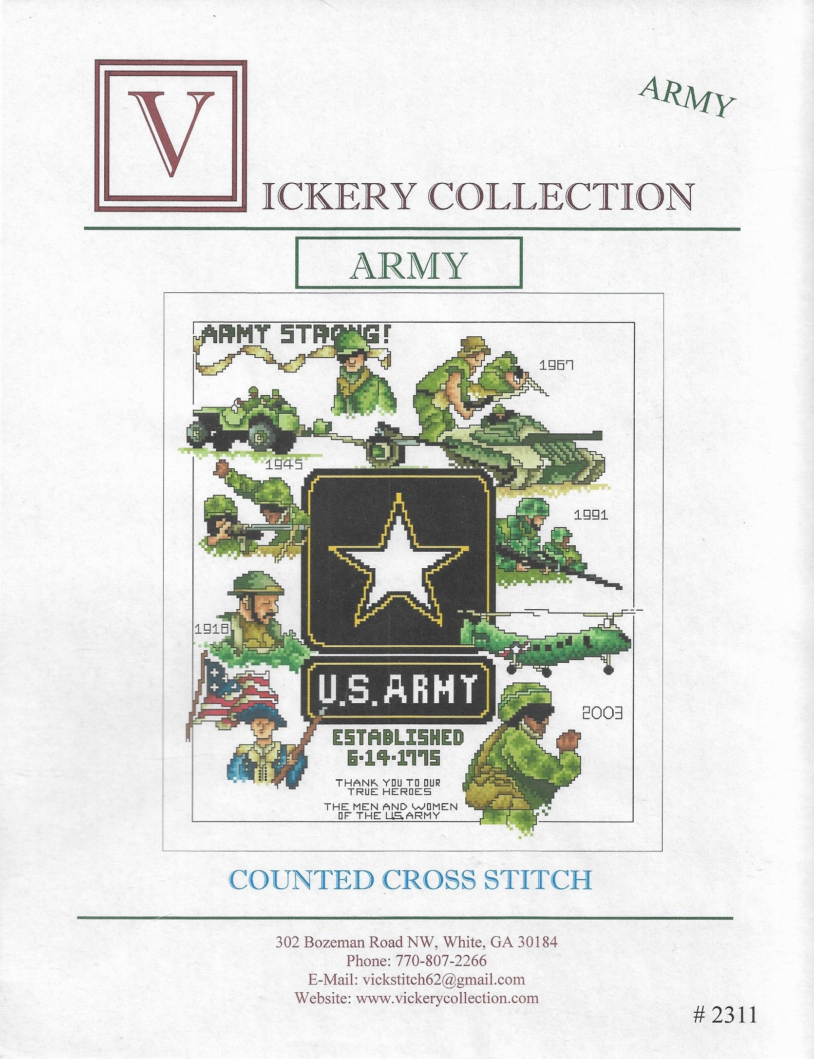 Army pattern – Sandra's Stitch Stash