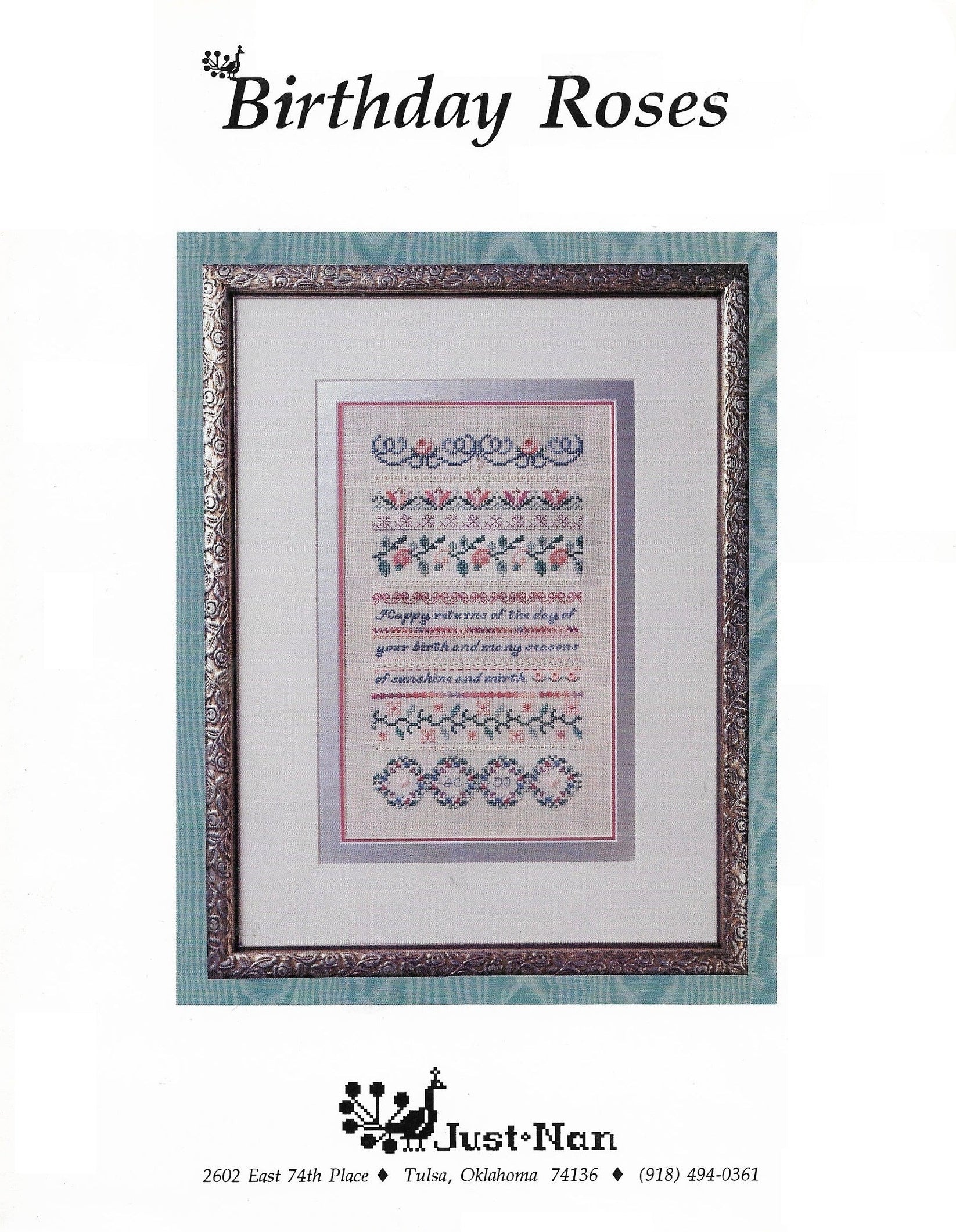 Birthday Roses pattern – Sandra's Stitch Stash