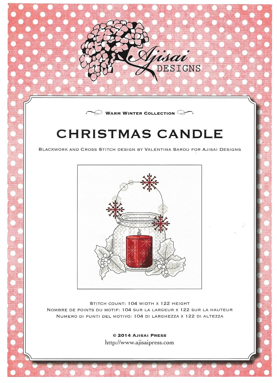 Christmas Candle pattern – Sandra's Stitch Stash
