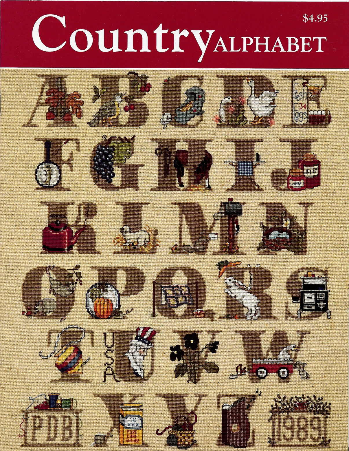 Country Alphabet pattern – Sandra's Stitch Stash