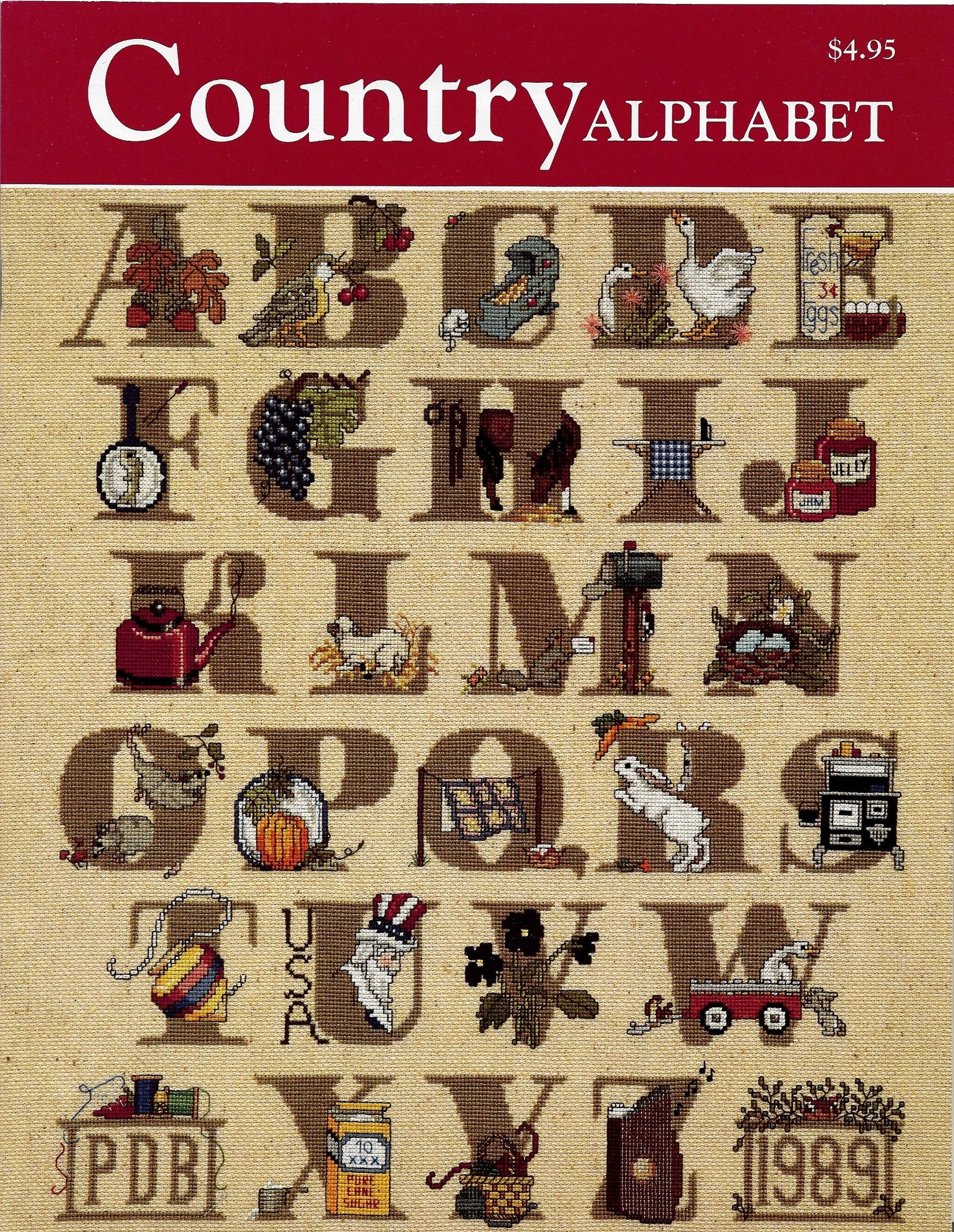 Country Alphabet pattern – Sandra's Stitch Stash