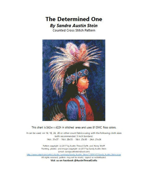 The Determined One by Sandy Austin Stein – Sandra's Stitch Stash