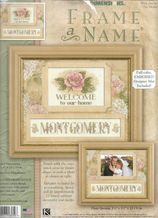 Frame & Name kit – Sandra's Stitch Stash