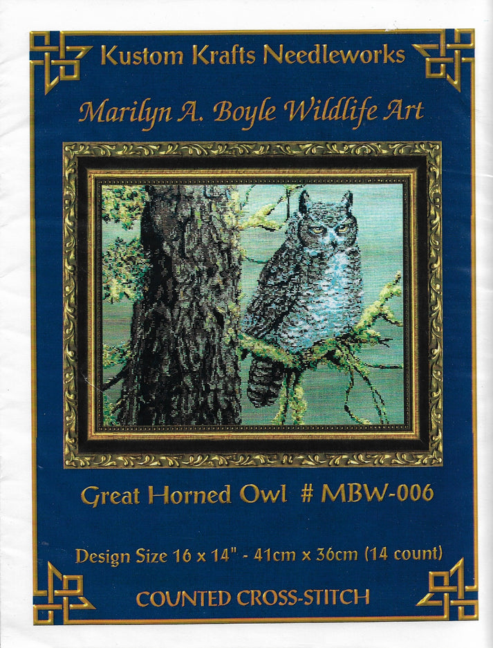 Great Horned Owl pattern – Sandra's Stitch Stash