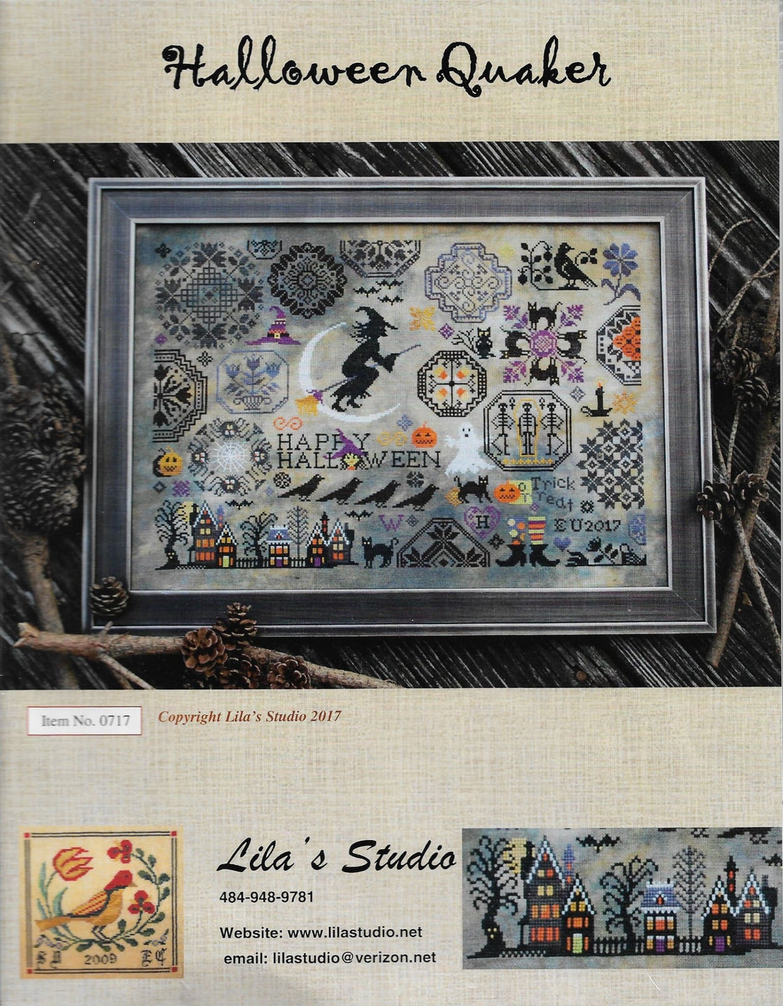 Halloween Quaker pattern – Sandra's Stitch Stash