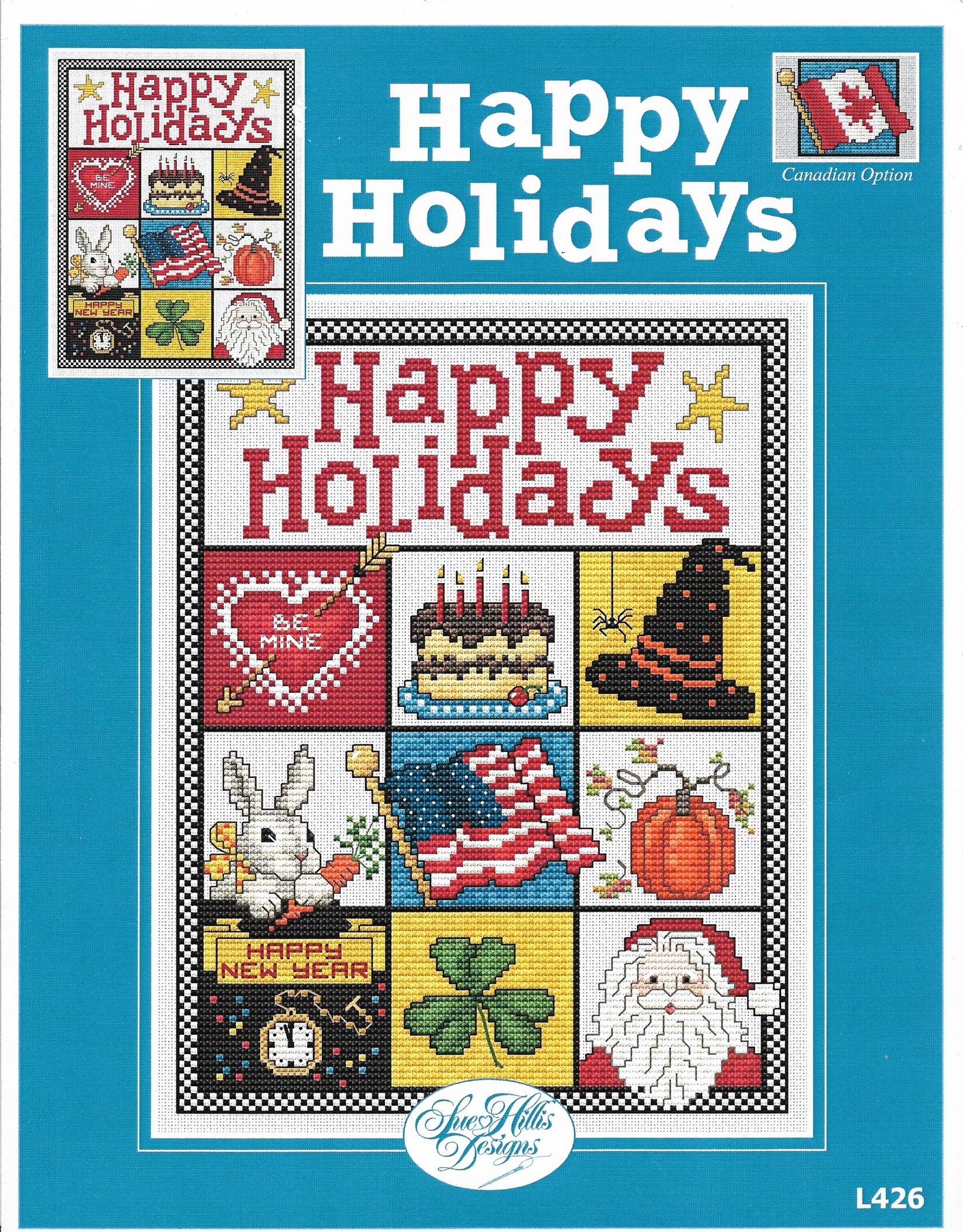 Happy Holidays pattern – Sandra's Stitch Stash