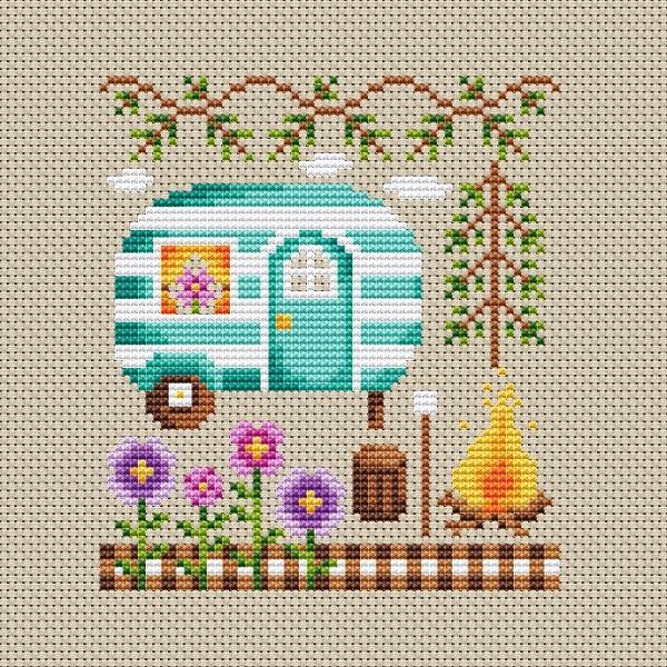 Happy Camper pattern – Sandra's Stitch Stash