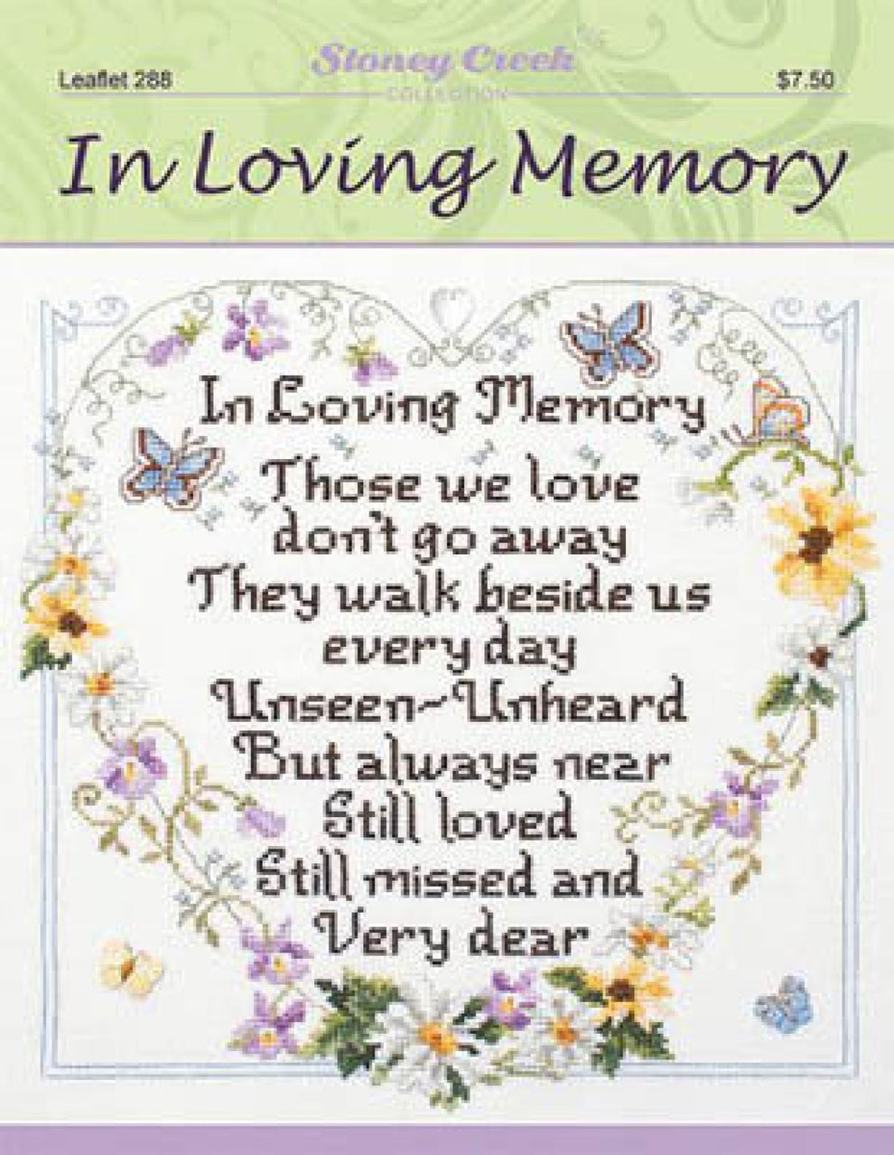 In Loving Memory LFT288 pattern – Sandra's Stitch Stash