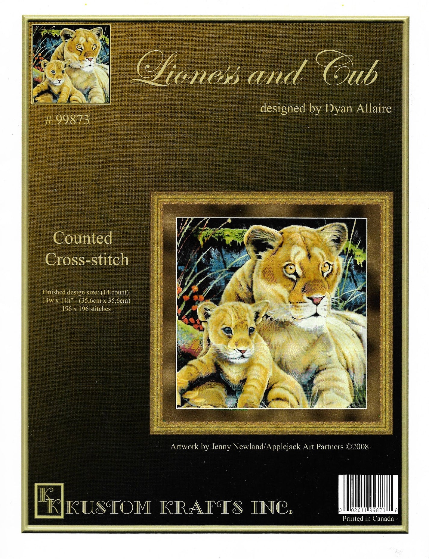 Lion and Cub pattern – Sandra's Stitch Stash