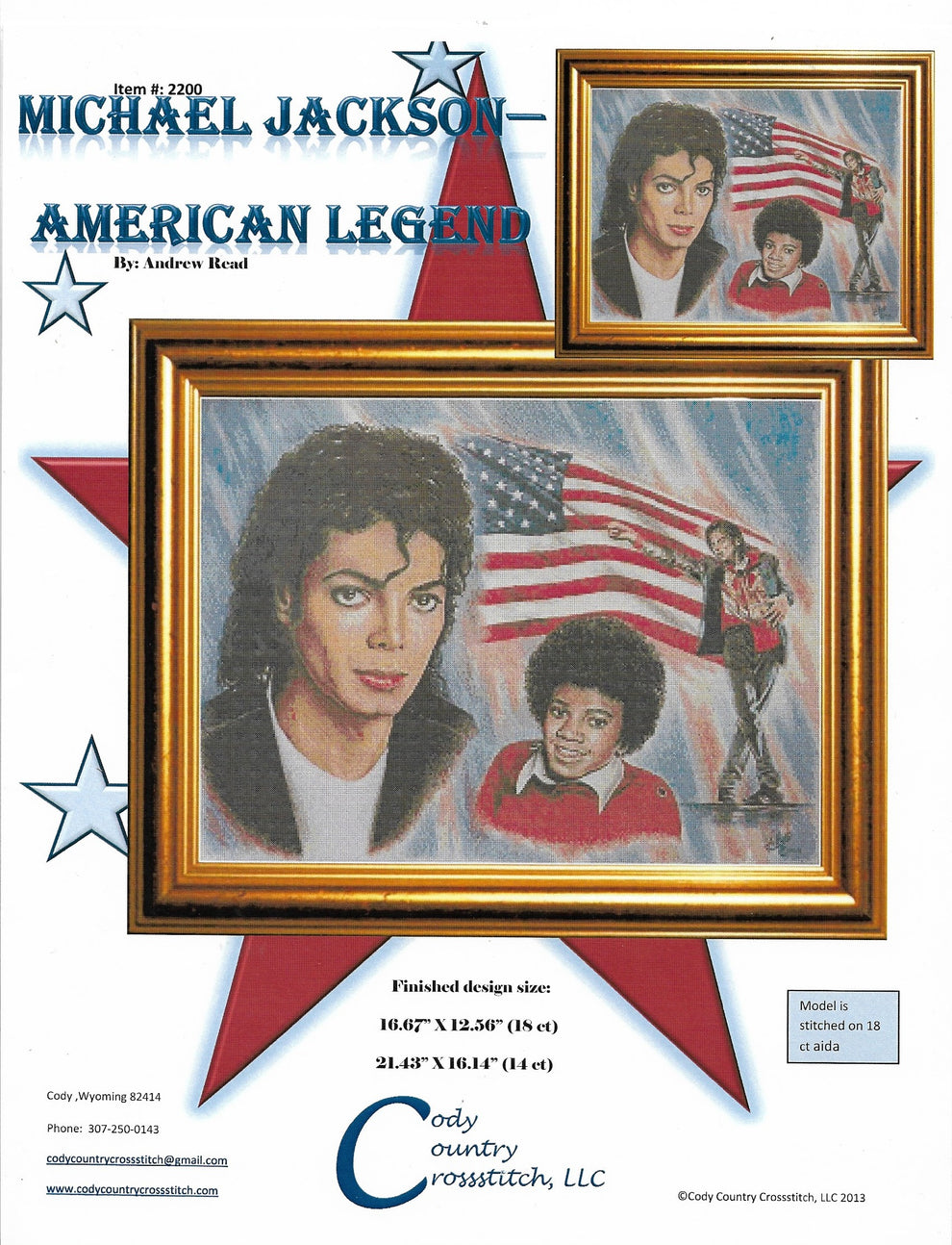 Michael Jackson-American Legend pattern – Sandra's Stitch Stash