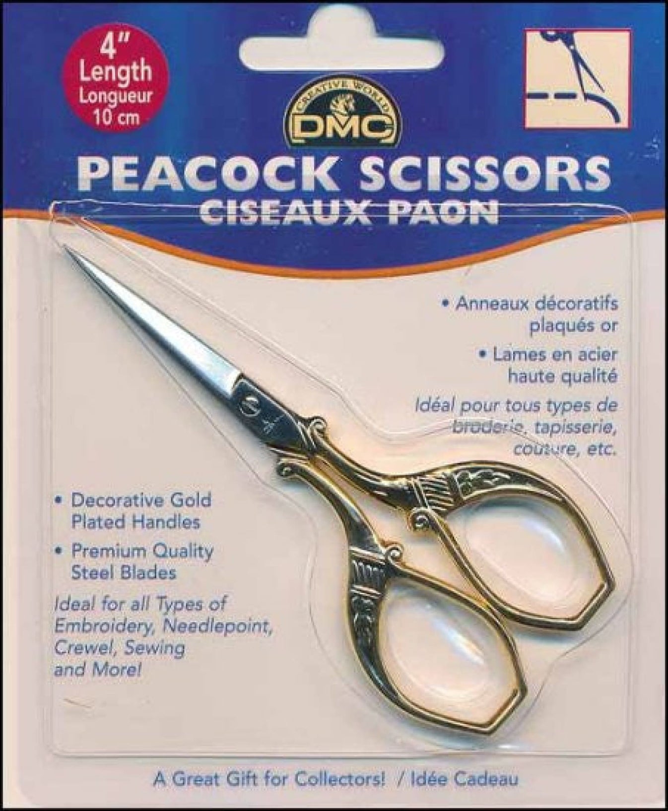 DMC 4" Peacock Embroidery Scissors – Sandra's Stitch Stash