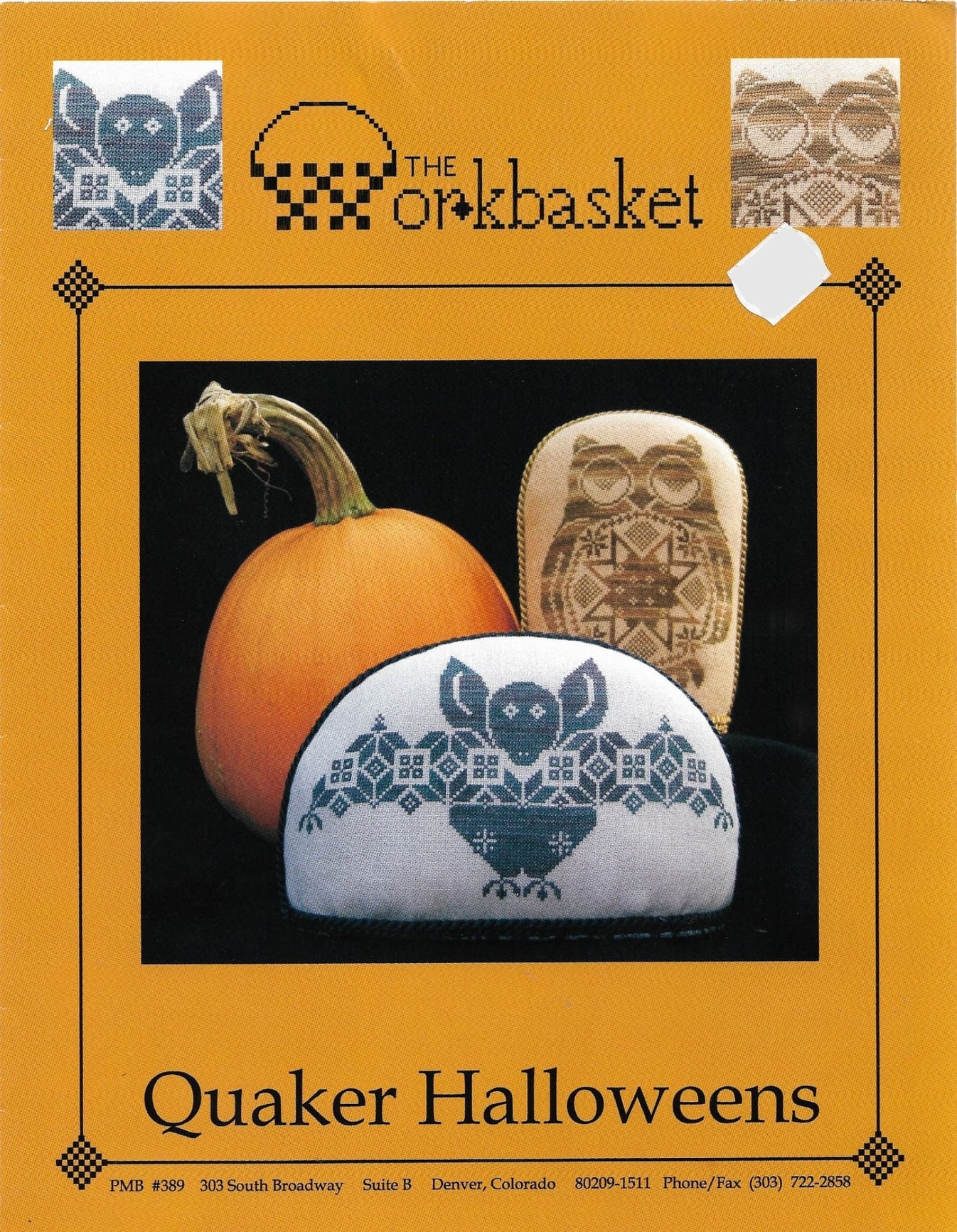 Quaker Halloween pattern – Sandra's Stitch Stash