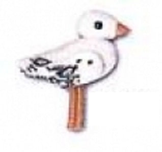 Right-facing Standing Gull button – Sandra's Stitch Stash