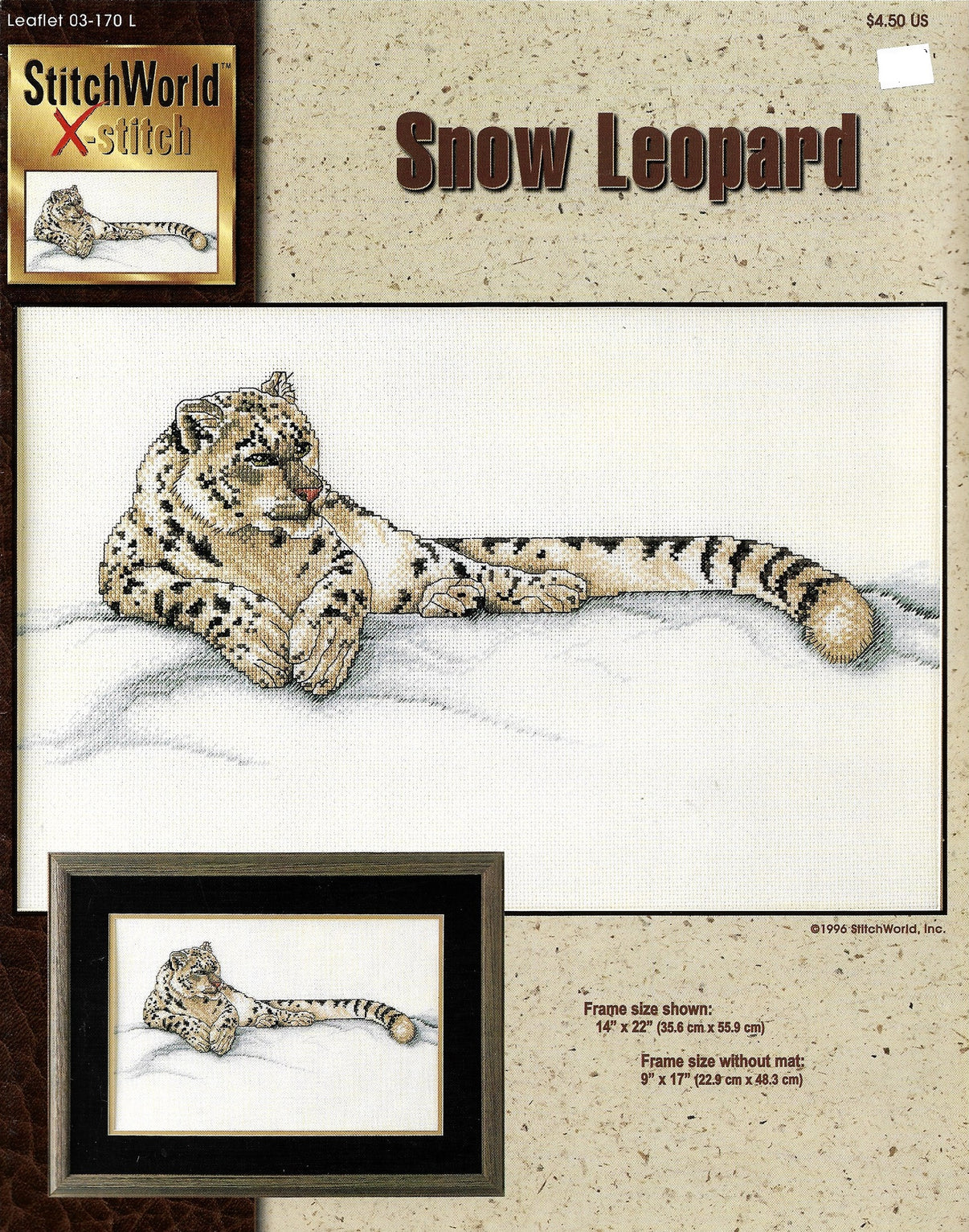 Snow Leopard pattern – Sandra's Stitch Stash