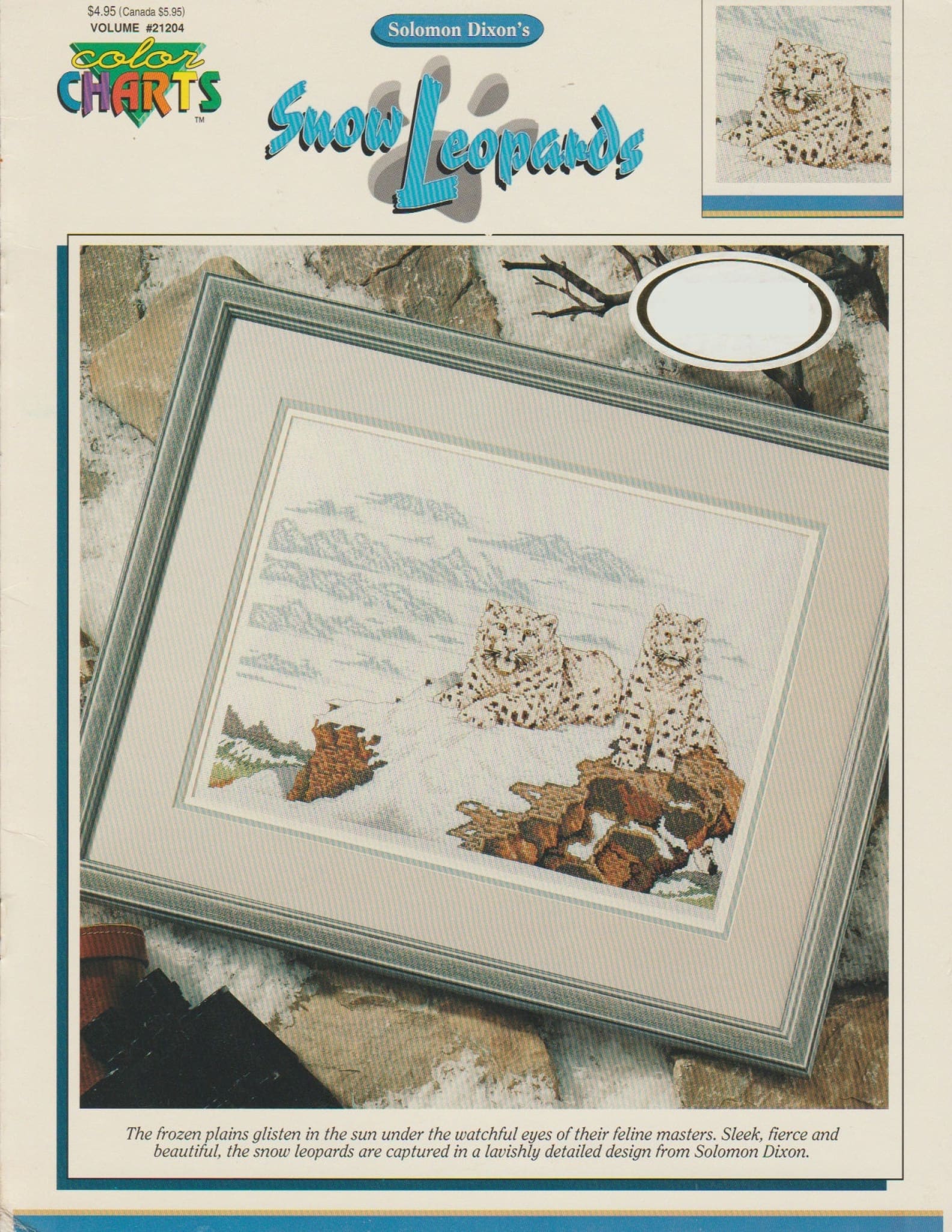 Snow Leopards pattern – Sandra's Stitch Stash