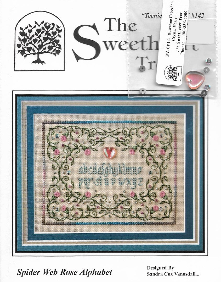Spider Web Rose Alphabet pattern – Sandra's Stitch Stash