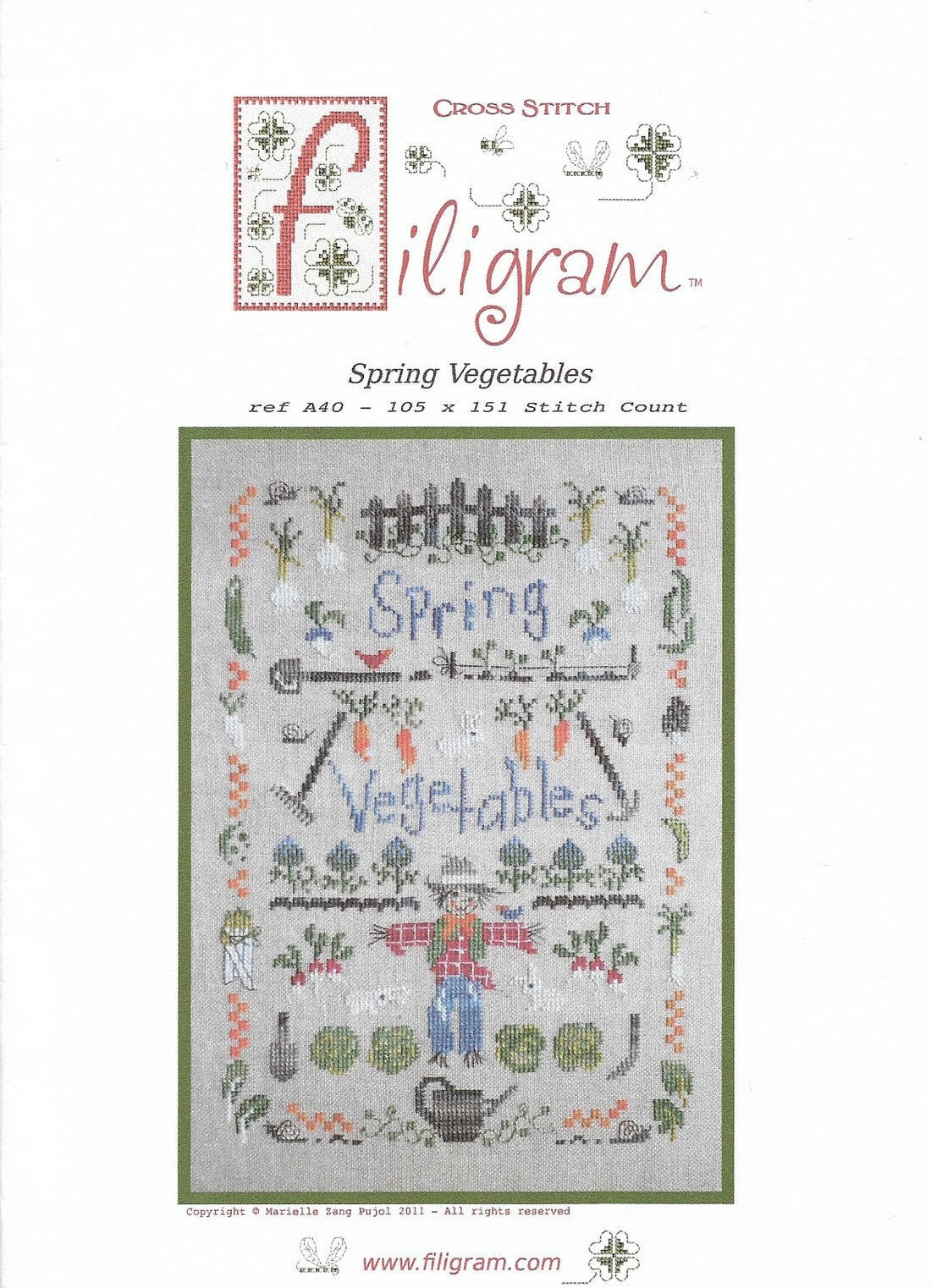 Spring Vegetables pattern – Sandra's Stitch Stash